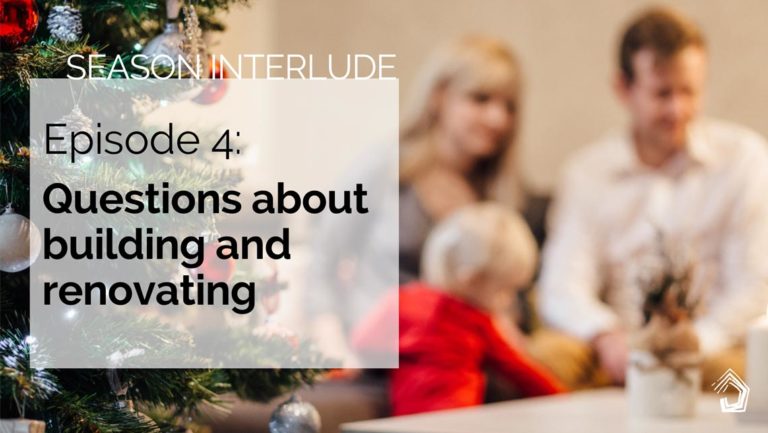 Undercover Architect answered questions about building and renovating